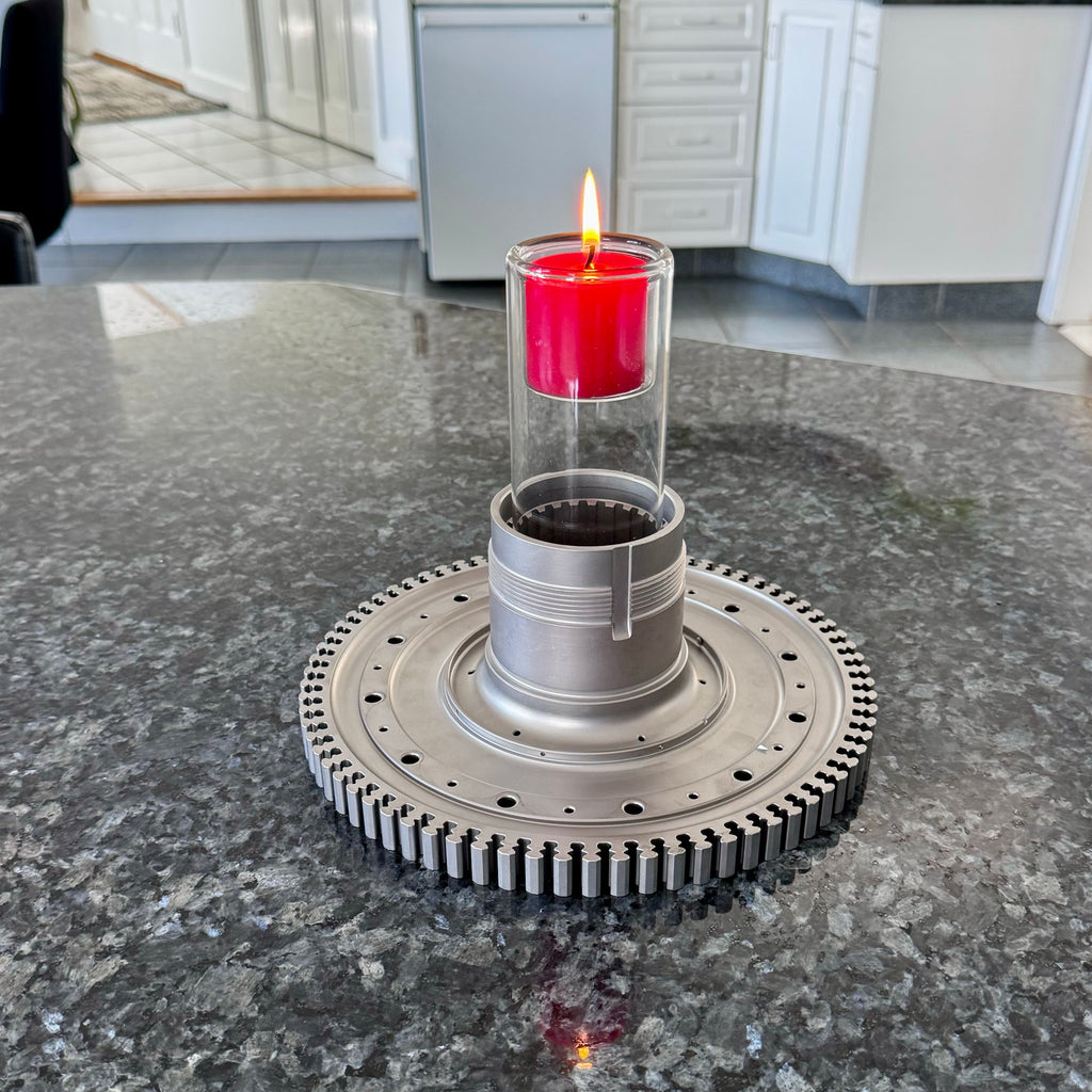 Multifunctional Northrop T38 Talon GE Turbine Disk Wedding Centerpiece ...