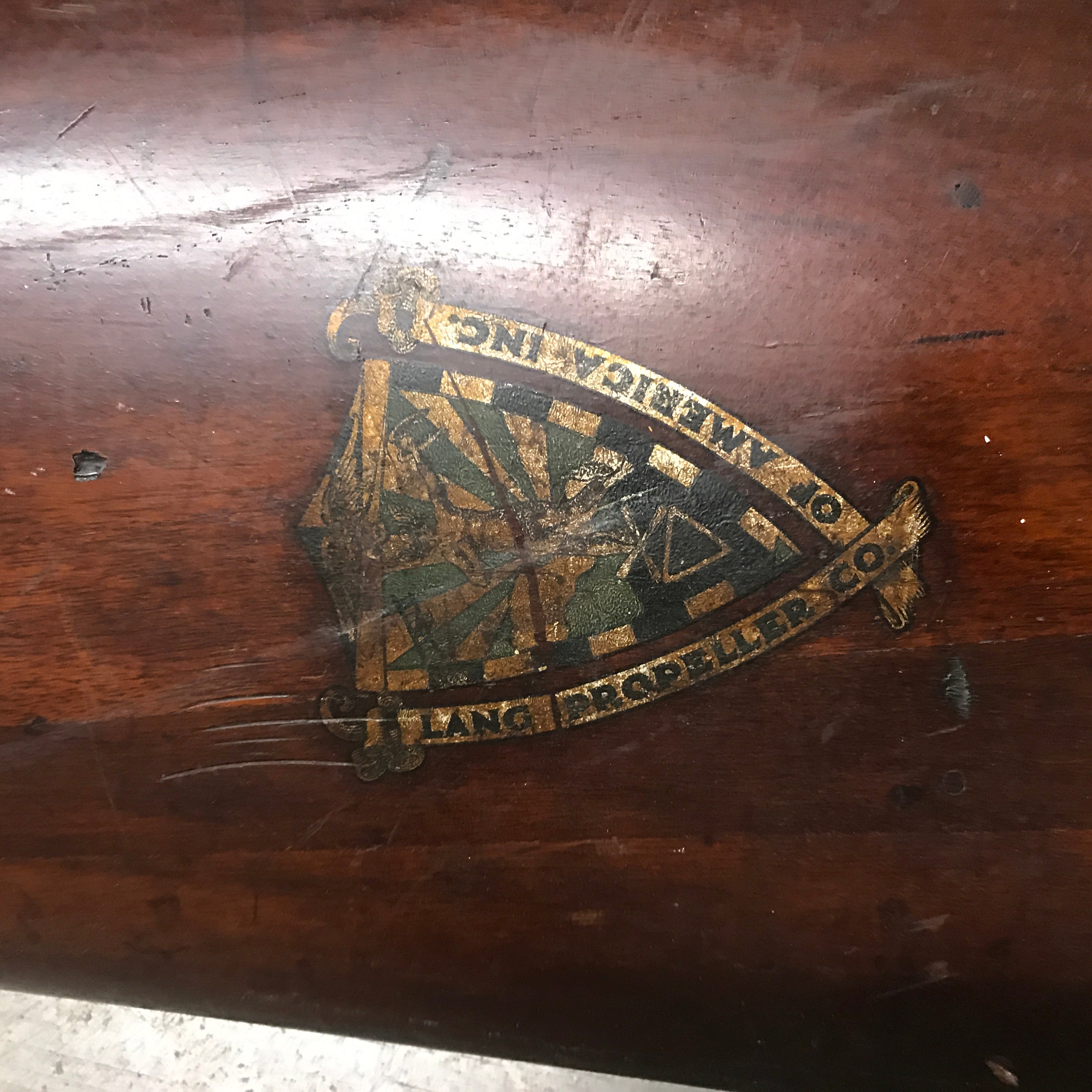 1917 Lang America RAF SE5A Hispano Suiza WW1 Wood Airplane Propeller ...