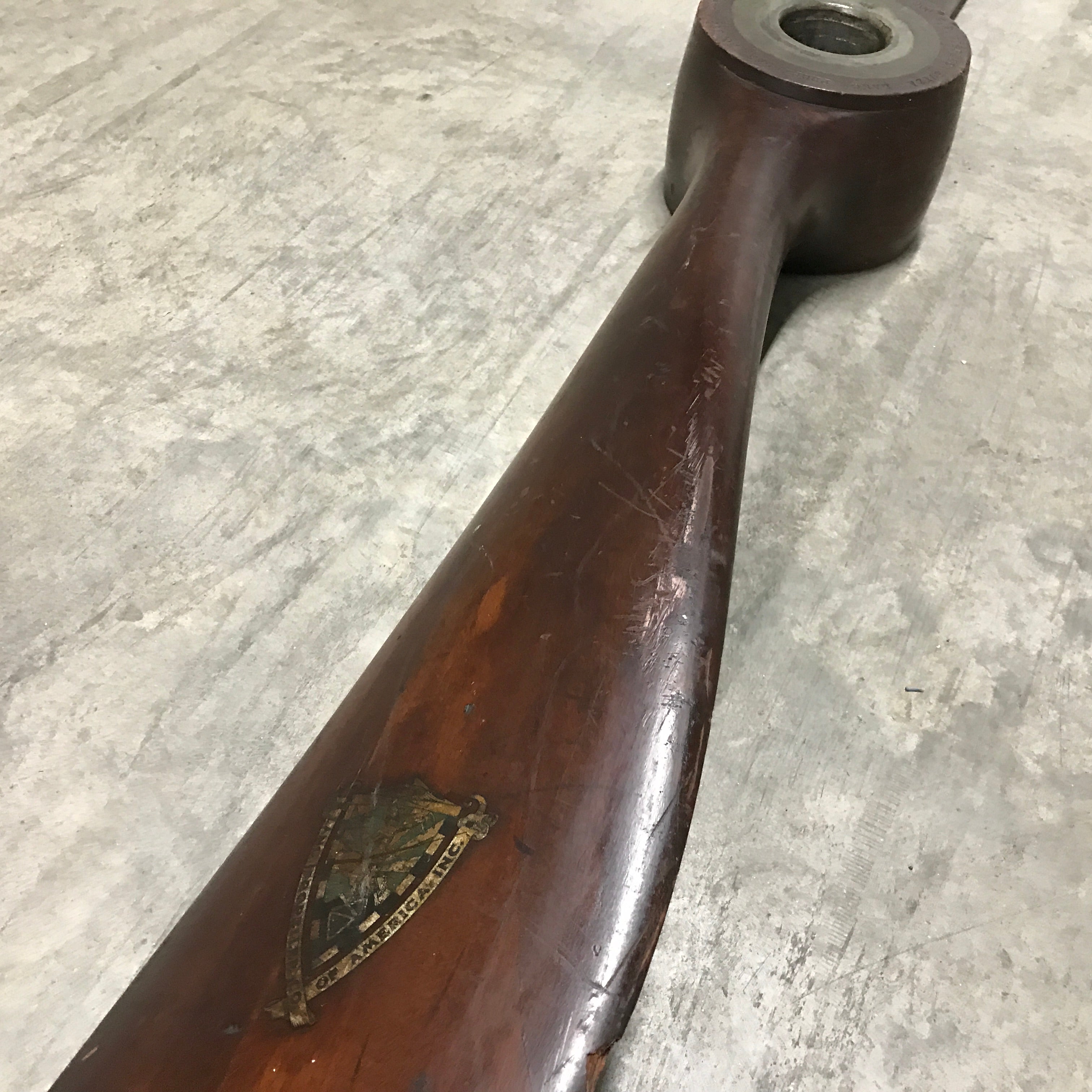 1917 Lang America RAF SE5A Hispano Suiza WW1 Wood Airplane Propeller ...