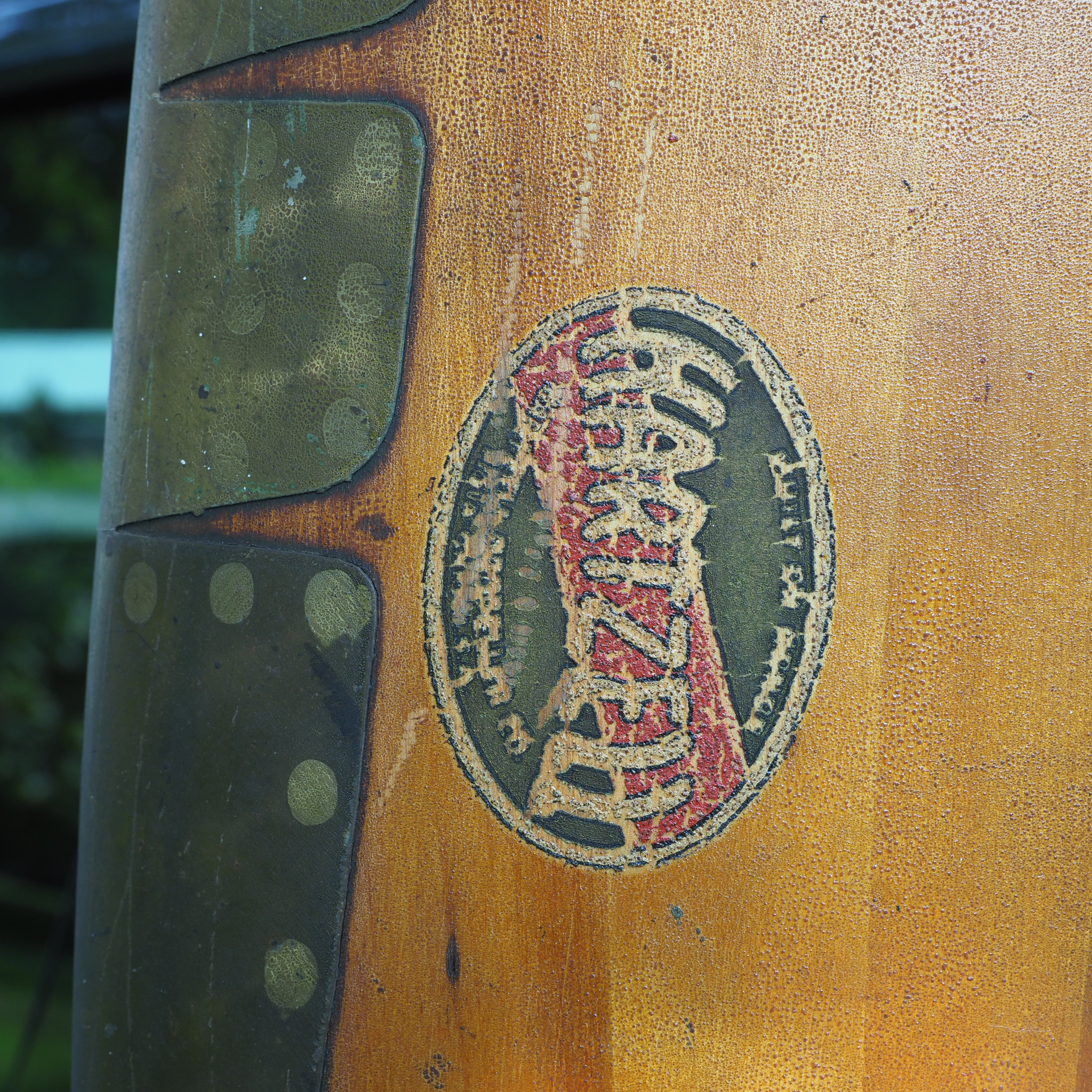 1920's Hartzell 80" Scalloped Antique Wooden Wood Airplane Propeller ...