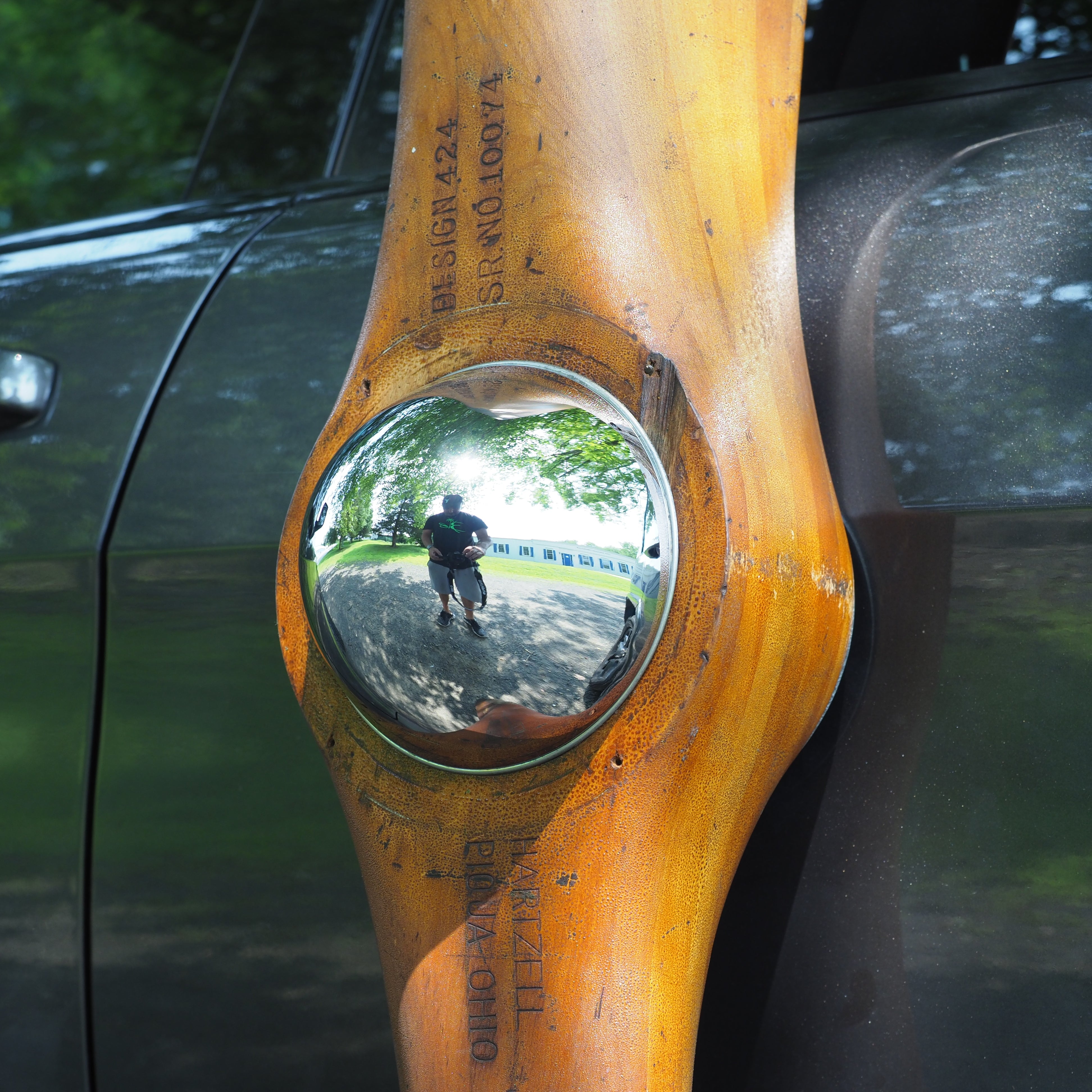 1920's Hartzell 80" Scalloped Antique Wooden Wood Airplane Propeller ...