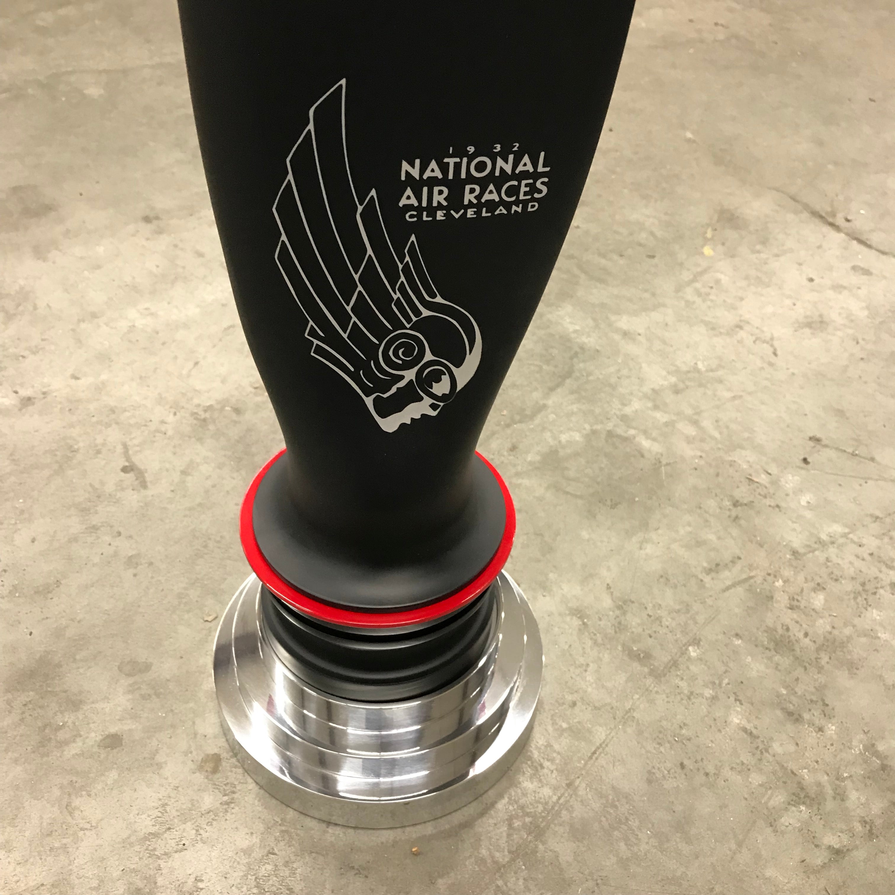 1932 Cleveland Air Race Checkered Flag Airplane Propeller Trophy Blade ...