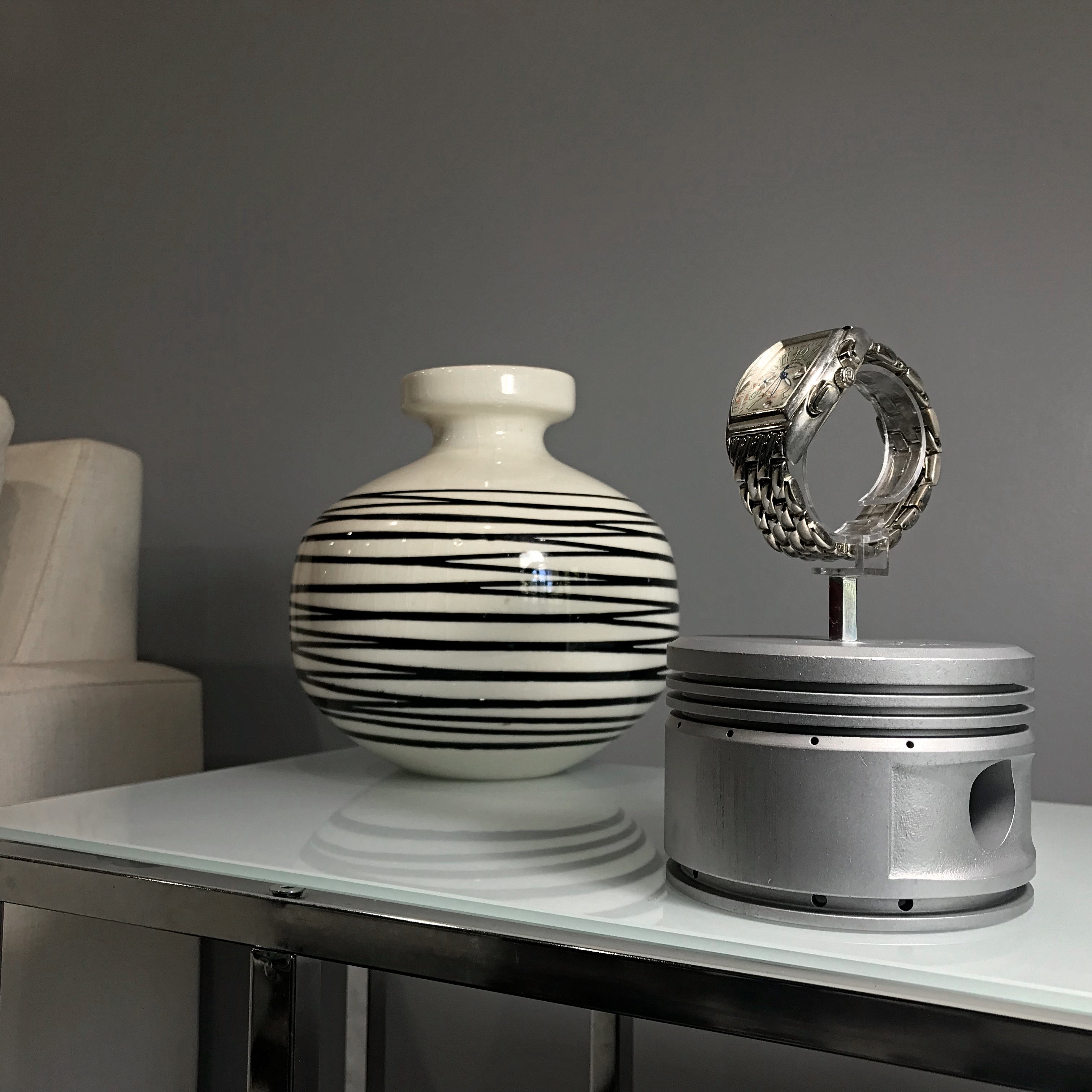 Continental 0-200 C90 Airplane Engine Piston Raw Watch Display Stand ...