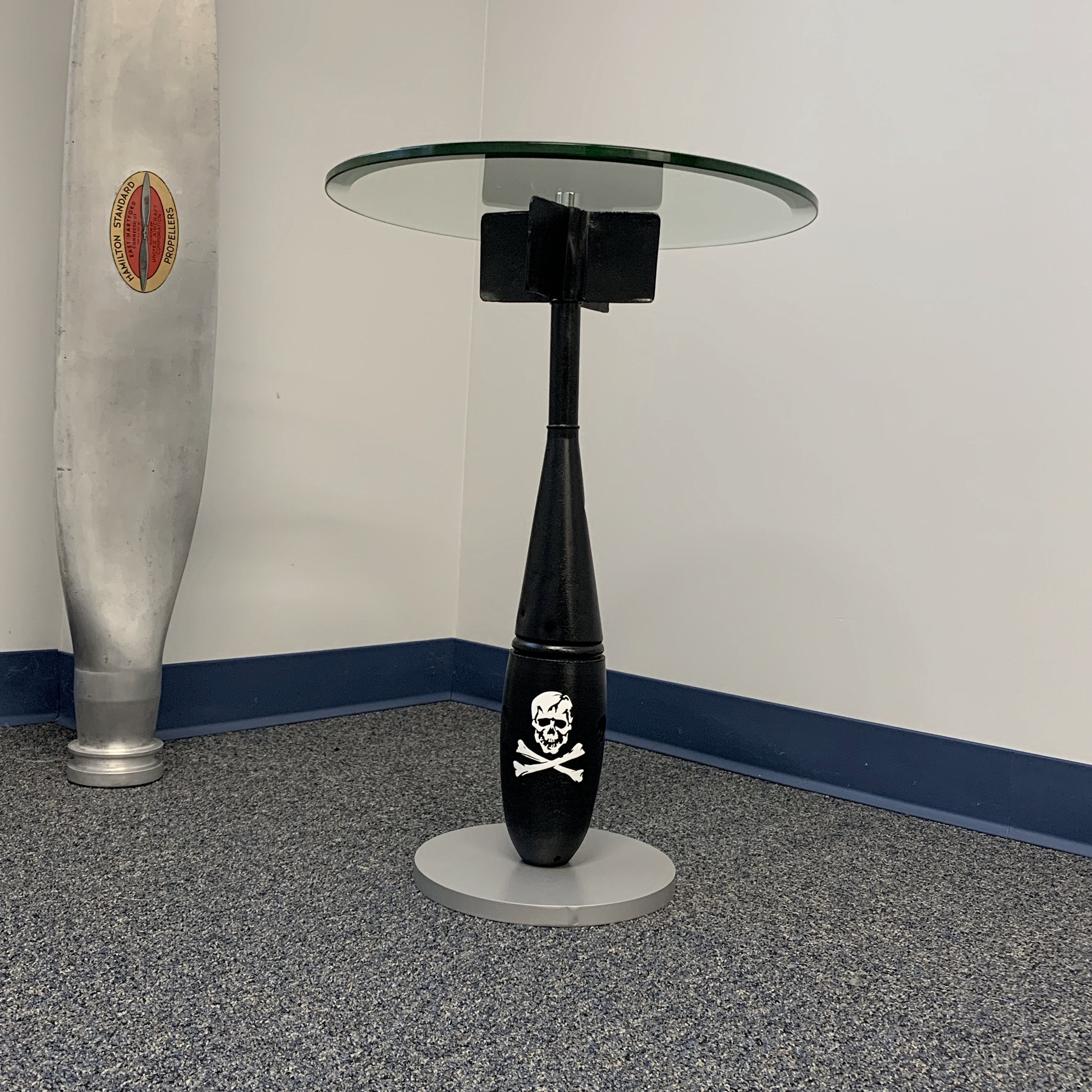 MK-76 Inert Bomb Grumman F-14 Tomcat Jolly Rogers Martini Side Table ...
