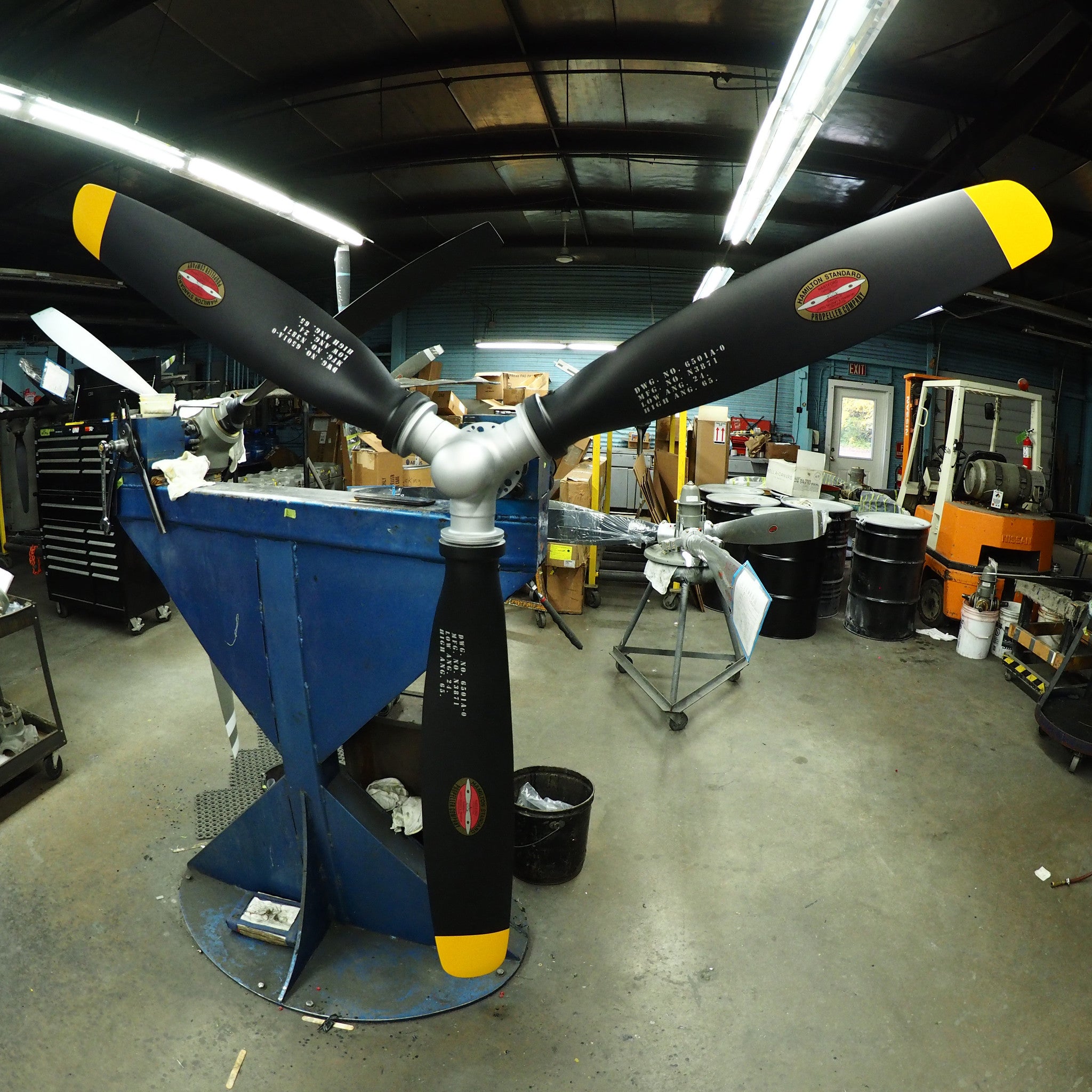 3-Blade Hamilton Standard Warbird Mini Airplane Propeller Wall Display ...