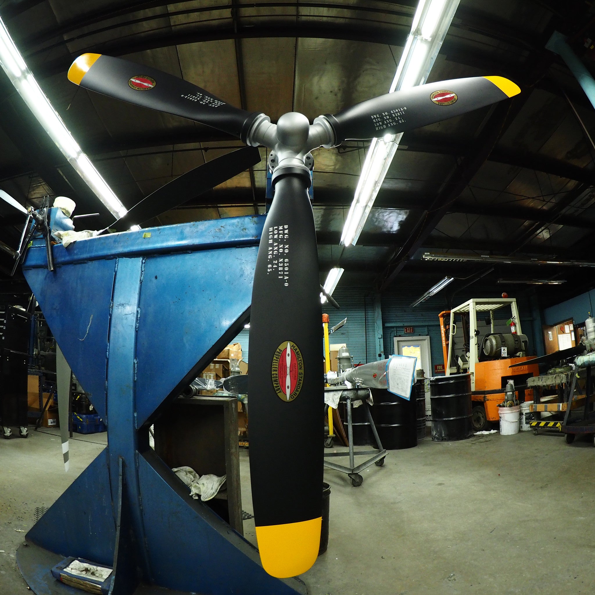 3-Blade Hamilton Standard Warbird Mini Airplane Propeller Wall Display ...