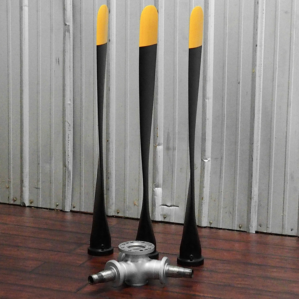 3-Bladed Warbird Mini aviation art Airplane Propeller Wall Display ...