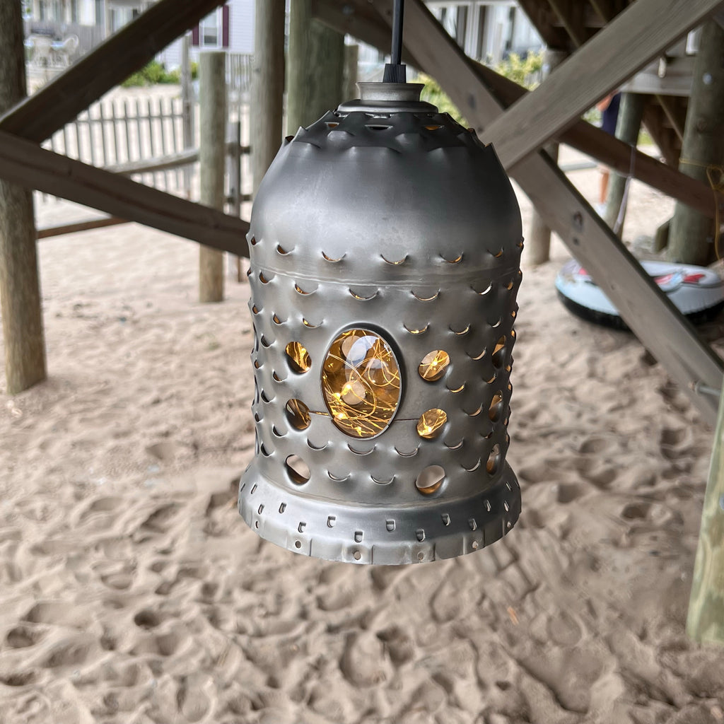 1950's General Electric J79 Jet Engine Burner Can Pendant Lamp Light ...