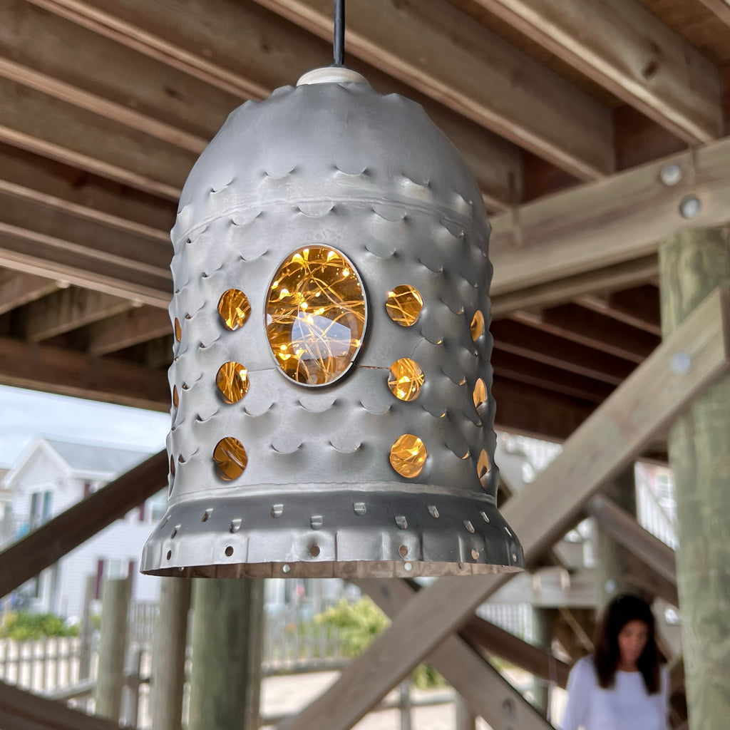 1950's General Electric J79 Jet Engine Burner Can Pendant Lamp Light ...