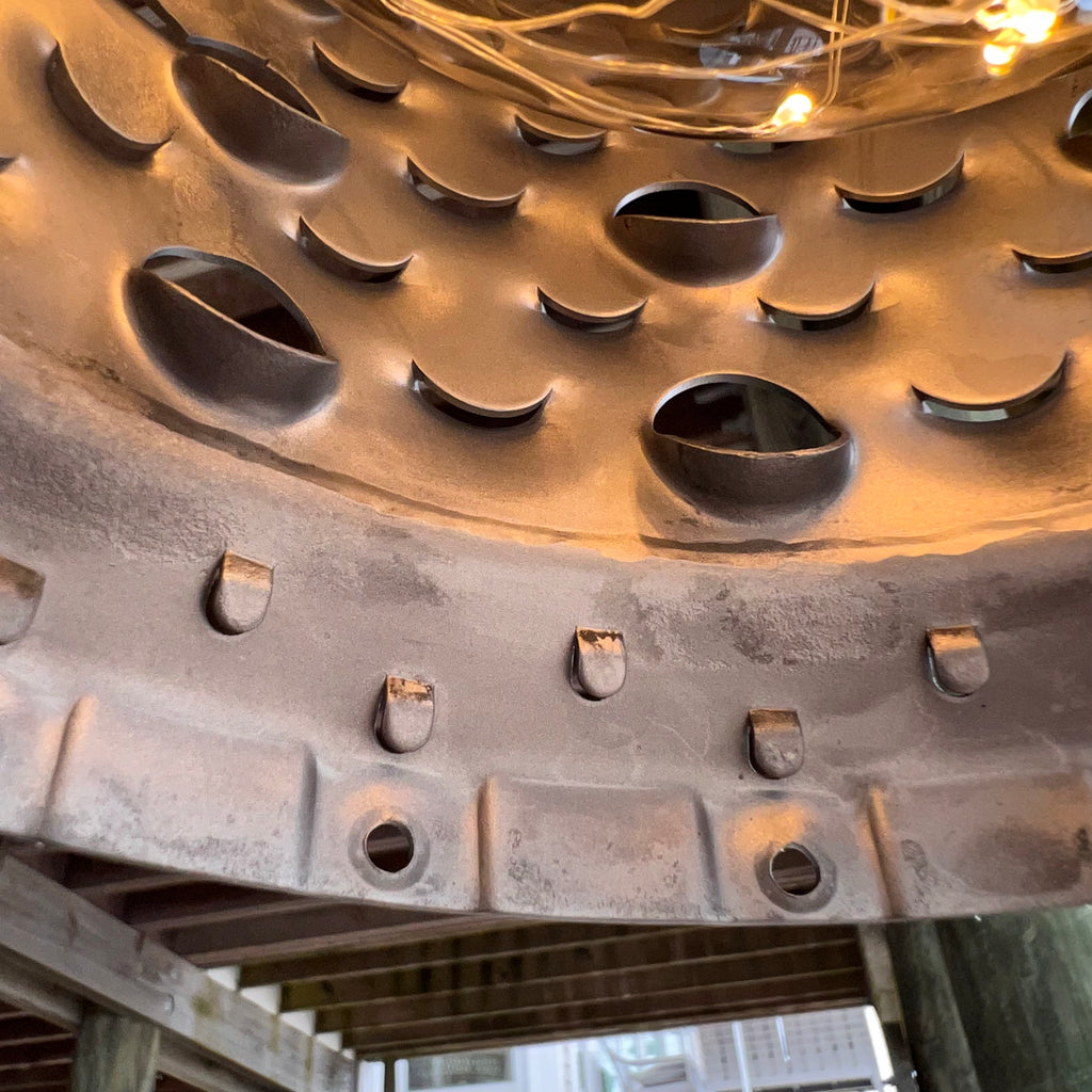 1950's General Electric J79 Jet Engine Burner Can Pendant Lamp Light ...