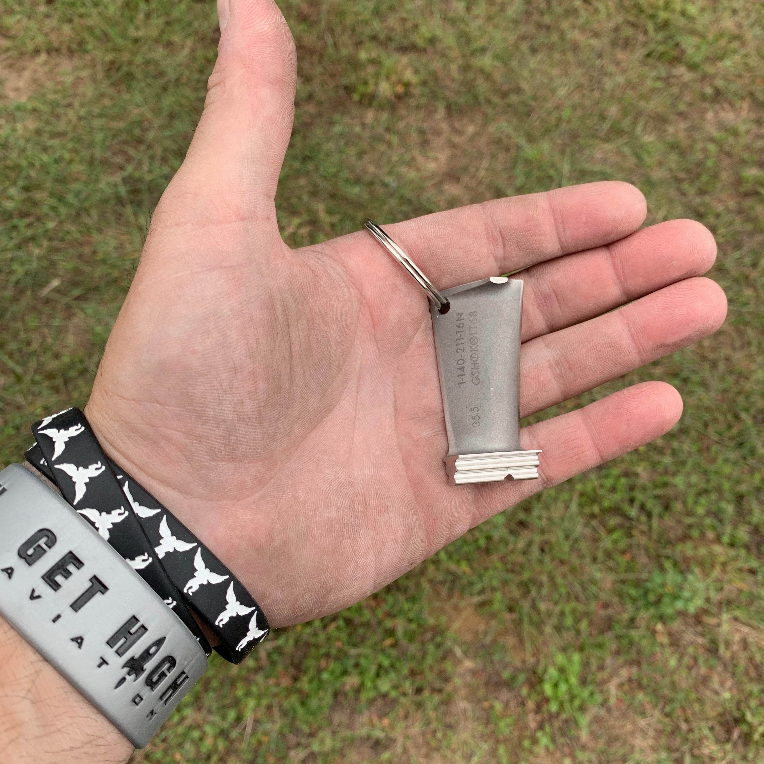 Lycoming T53 Bell UH1 Huey AH1 Cobra Helicopter Engine Blade Keychain ...