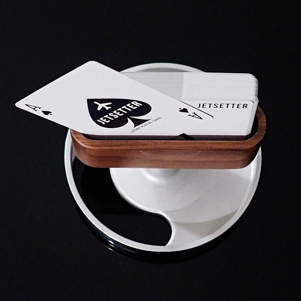 Mid Century Modern Aviation Art Floating Business Card Display Stand ...