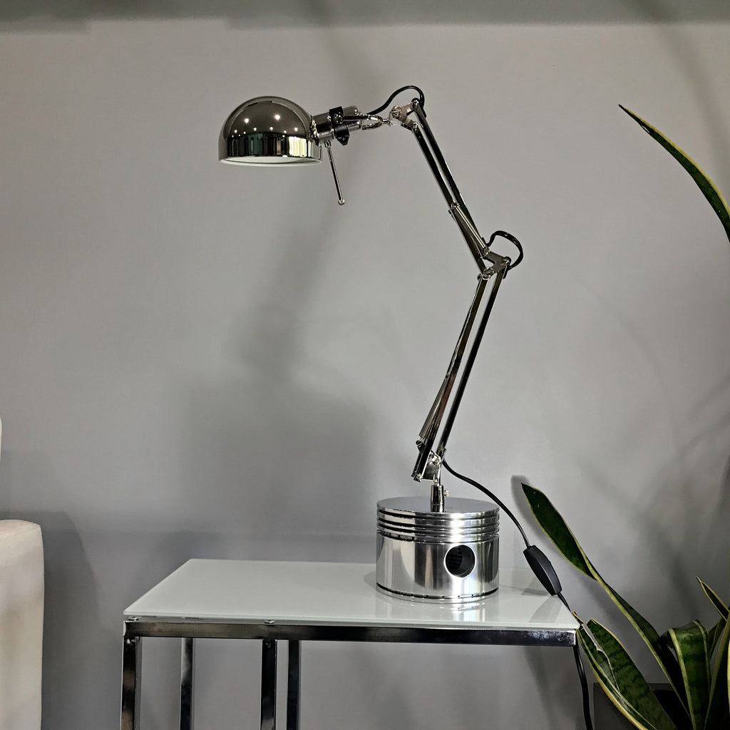 Pratt & Whitney R-2800 American Flag Chrome Radial Engine Piston Lamp ...