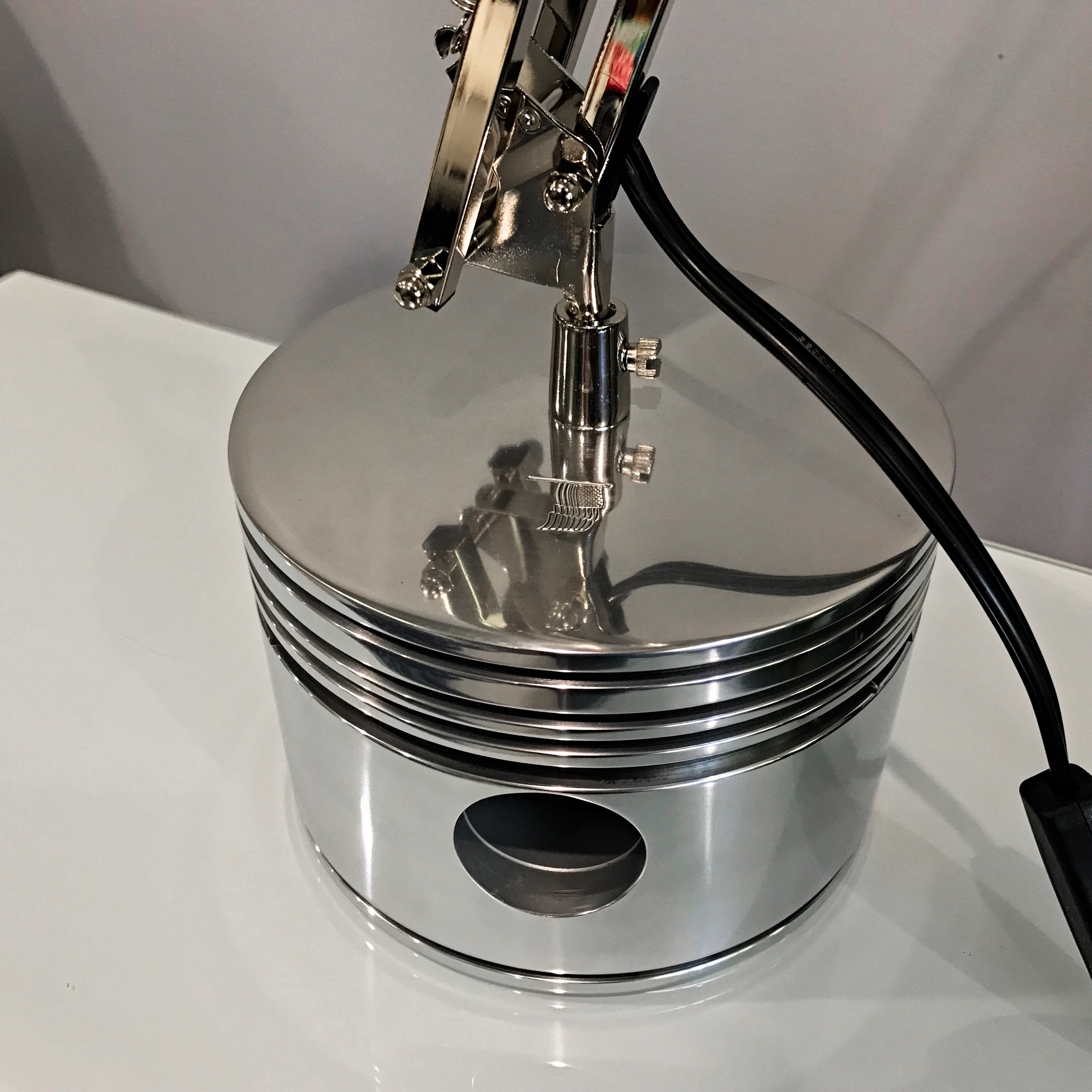 Pratt & Whitney R-2800 American Flag Chrome Radial Engine Piston Lamp ...