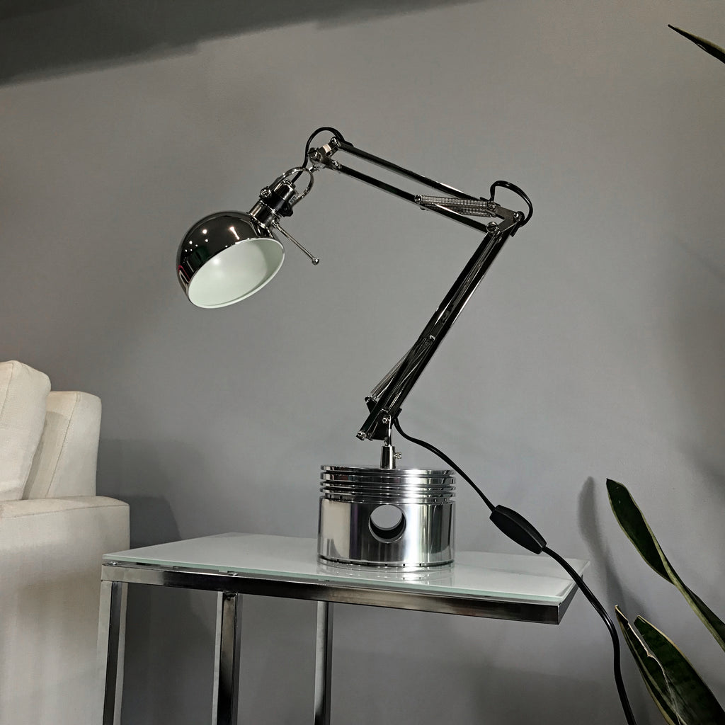 Pratt & Whitney R-2800 American Flag Chrome Radial Engine Piston Lamp ...