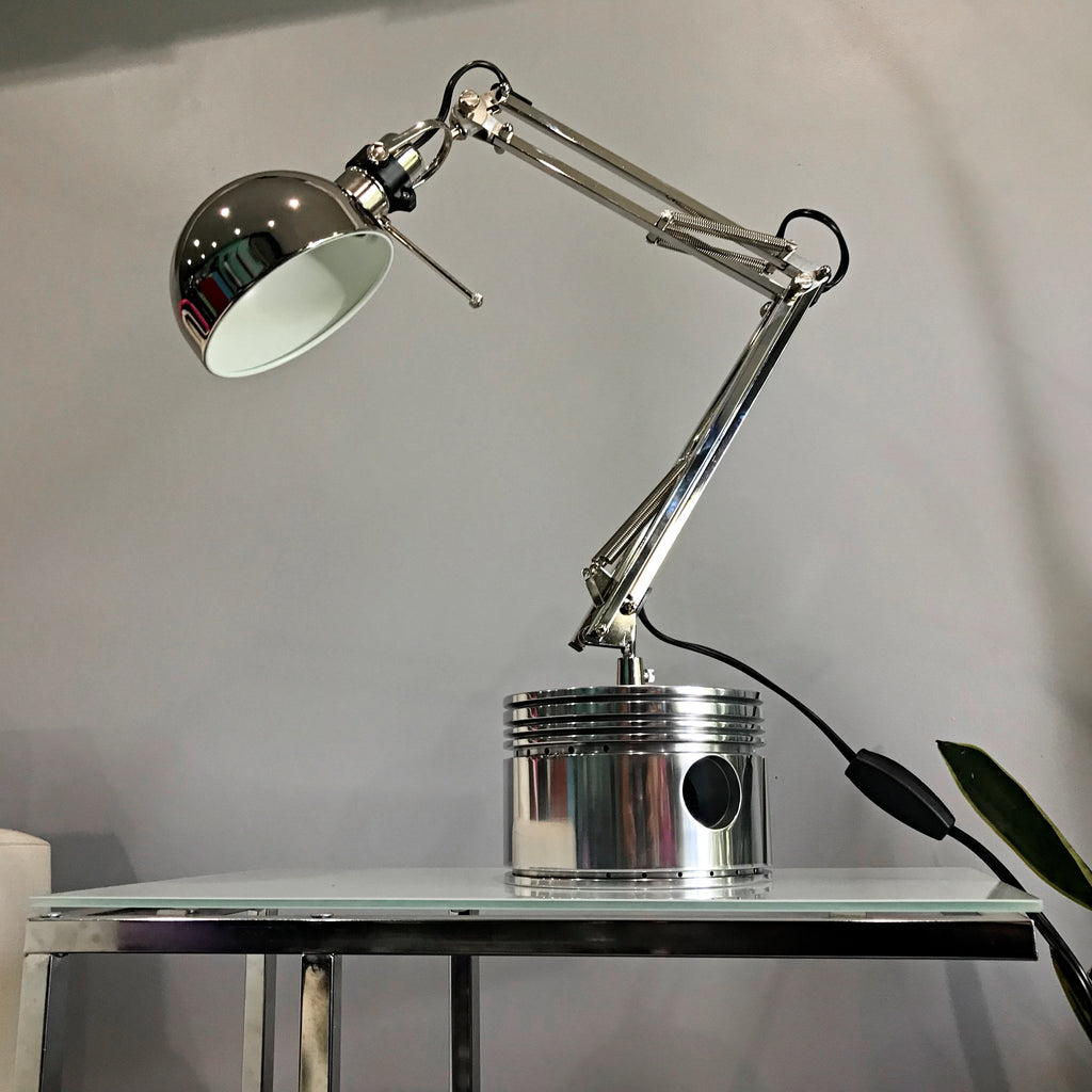 Pratt & Whitney R-2800 American Flag Chrome Radial Engine Piston Lamp ...