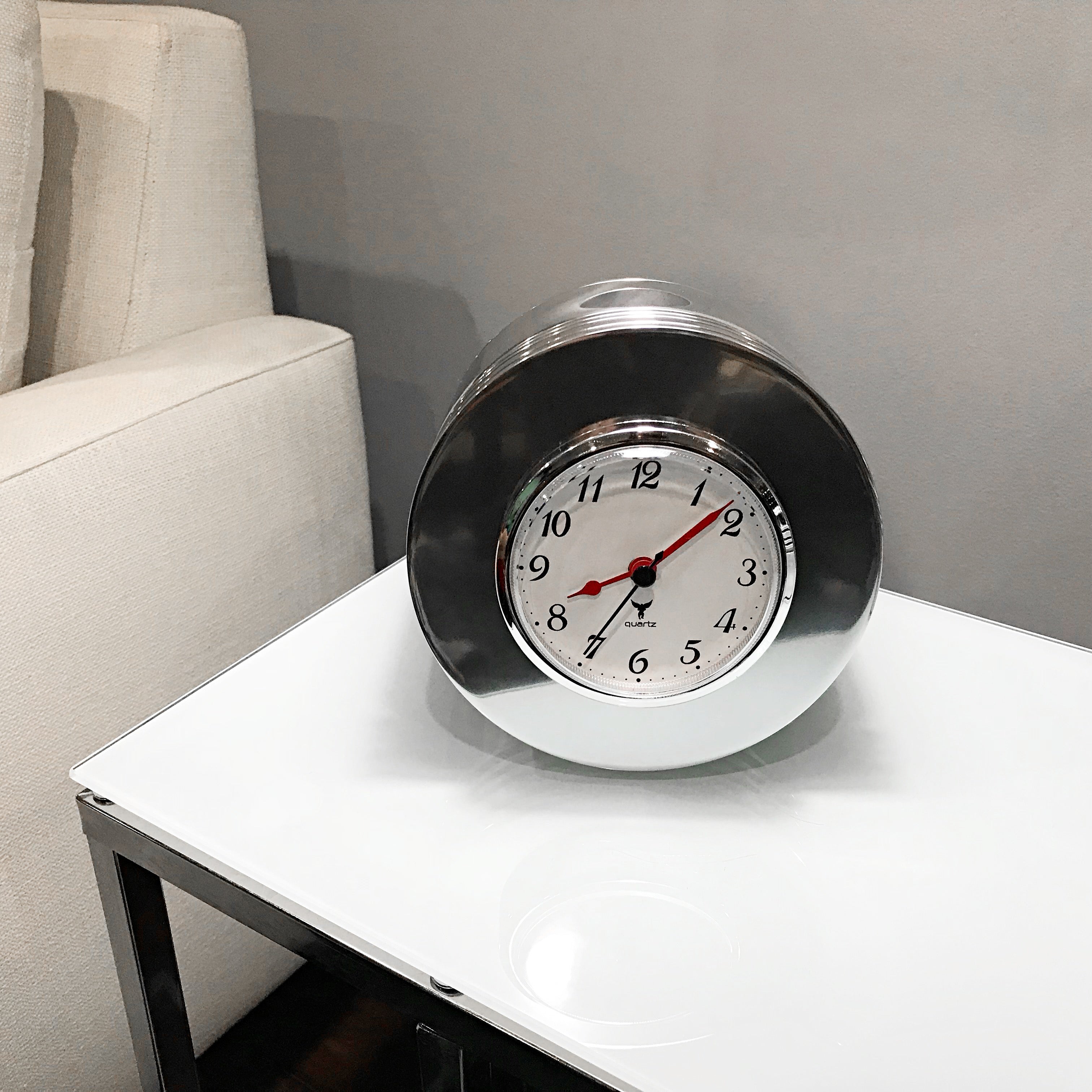 Altitude Altimeter WWII Black Airplane Radial Engine Piston Desk Clock ...