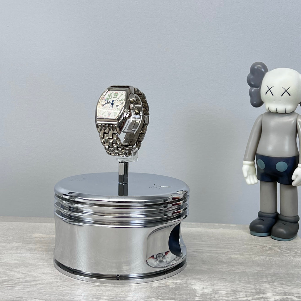 WWII Jacobs Radial Engine Airplane Polished Piston Watch Display Stand ...