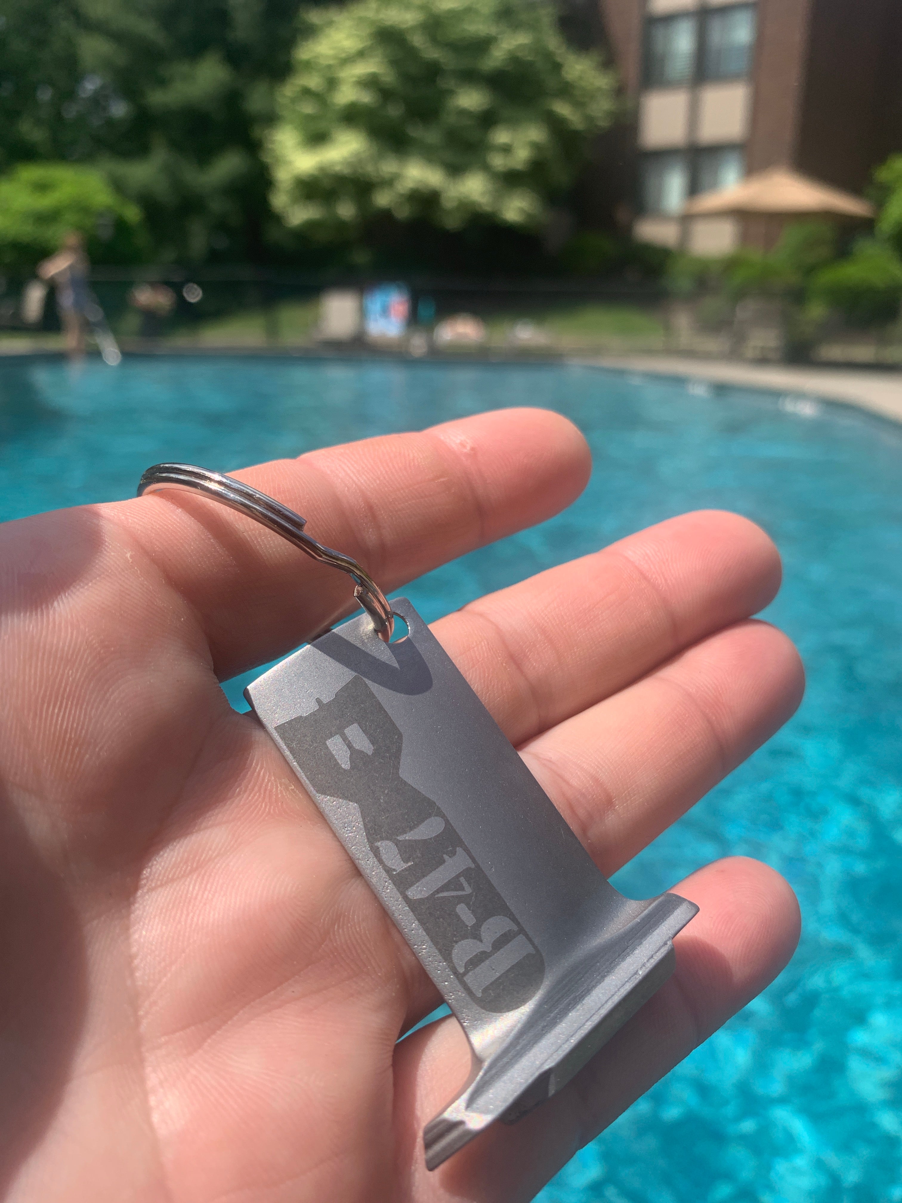 Boeing B-47 StratoJet Bombs Away GE J47 TurboJet Vane Blade Keychain ...