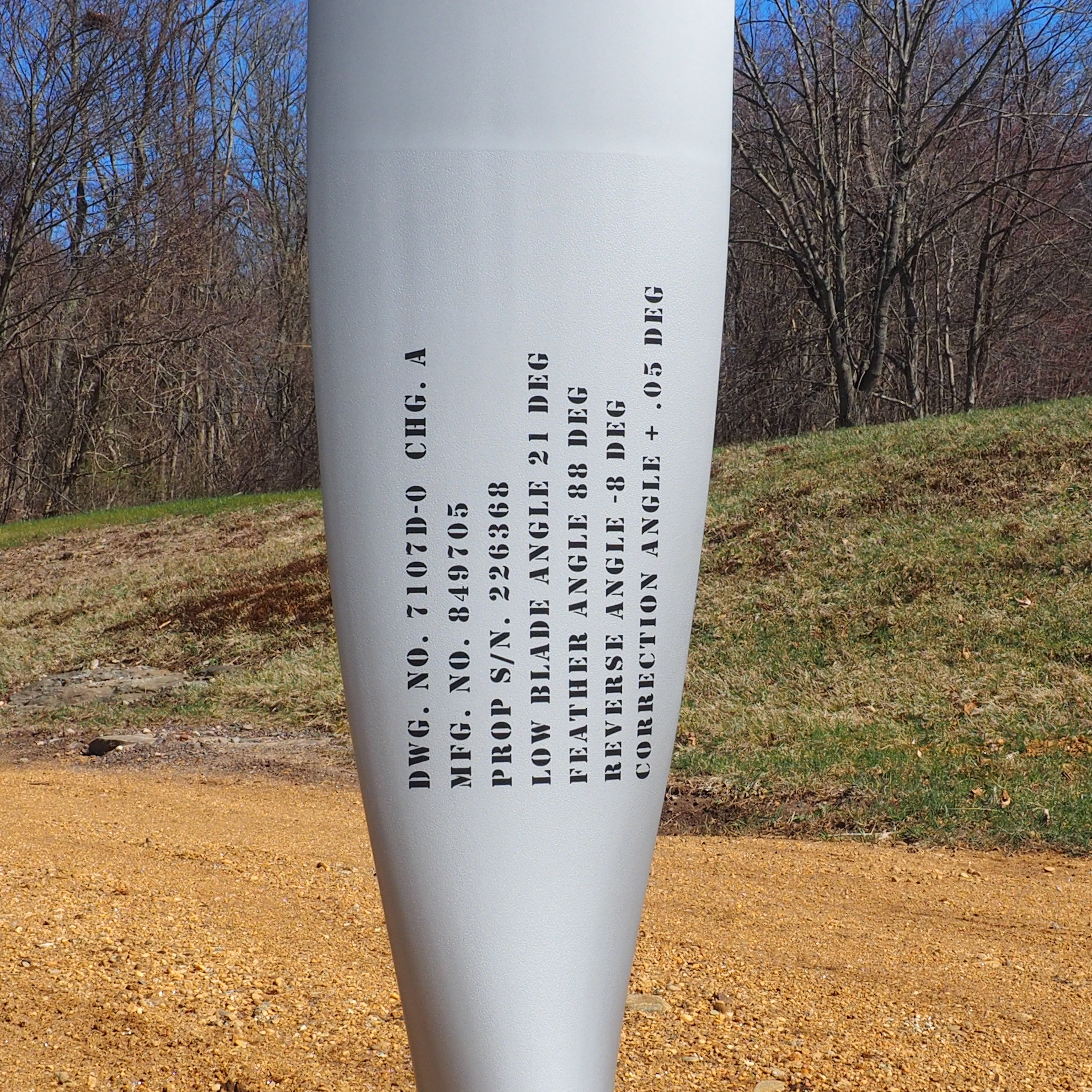 de Havilland DHC-4 Caribou Hamilton Standard Airplane Propeller Blade ...