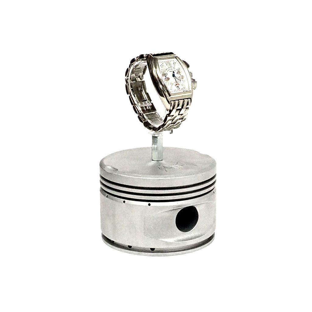Flying Bitcoin Raw Airplane Engine Piston Raw Watch Display Stand ...