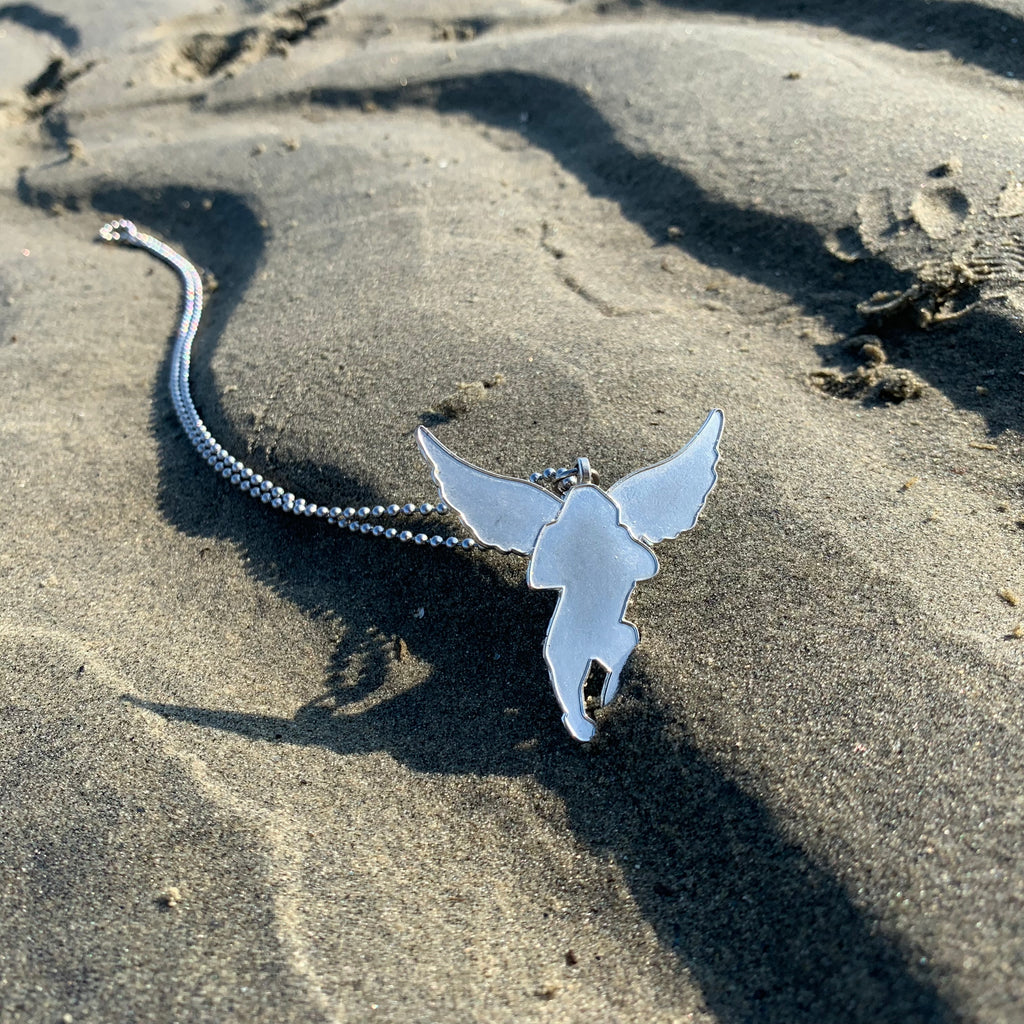 Flying Monkey Chrome Plated Ball Chain Mile High Rockstar Necklace ...