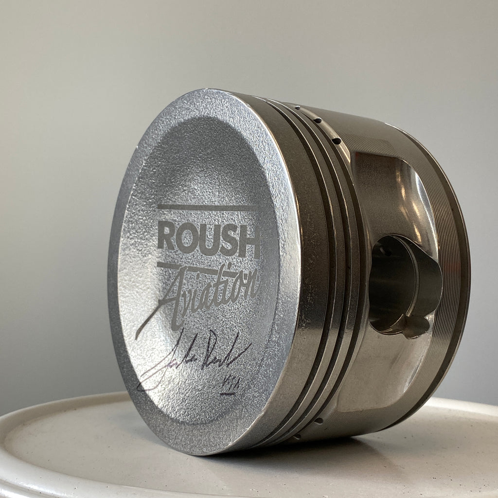 P-51 Mustang Jack Roush Signed Piston off WWII Merlin Packard Engine ...