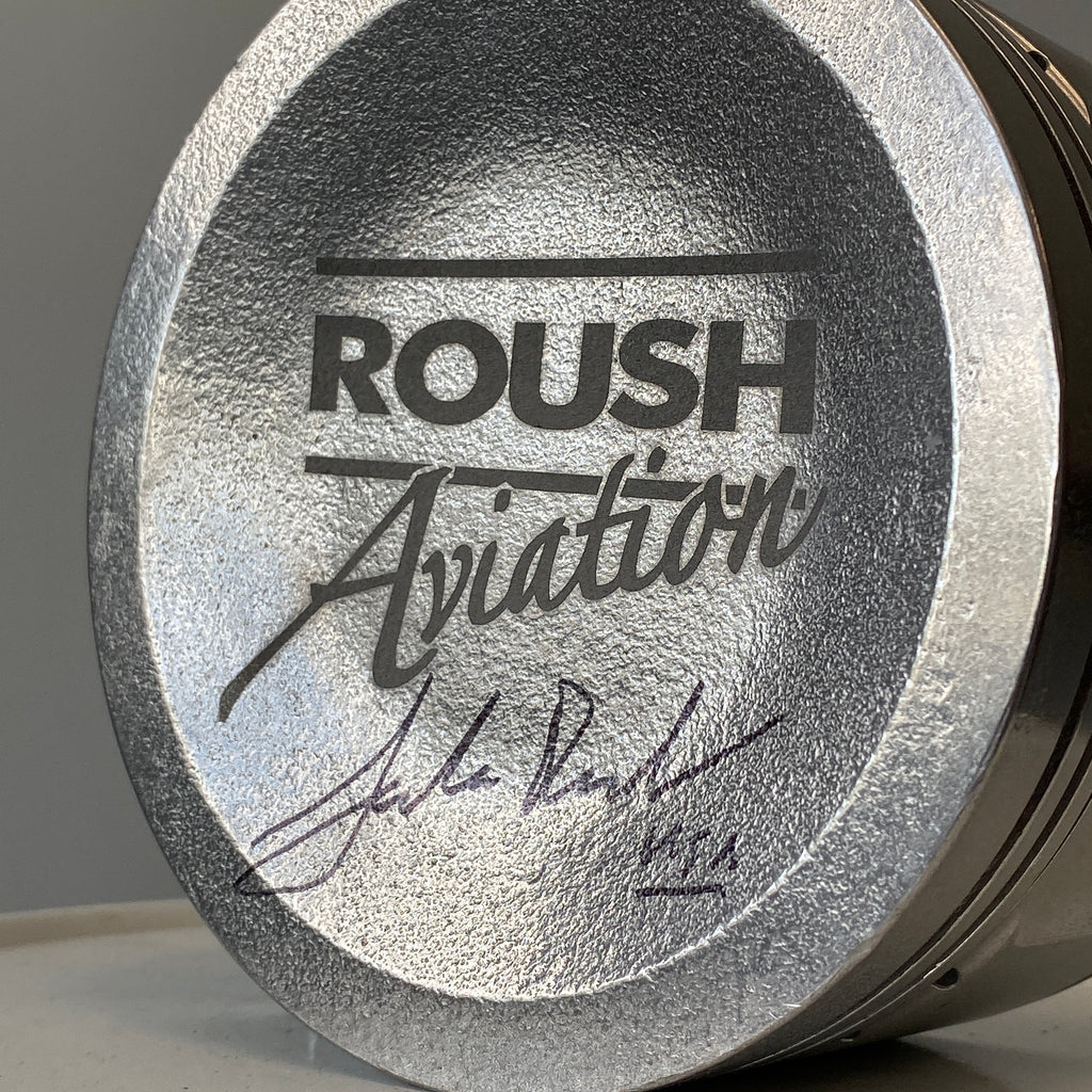 P-51 Mustang Jack Roush Signed Piston off WWII Merlin Packard Engine ...