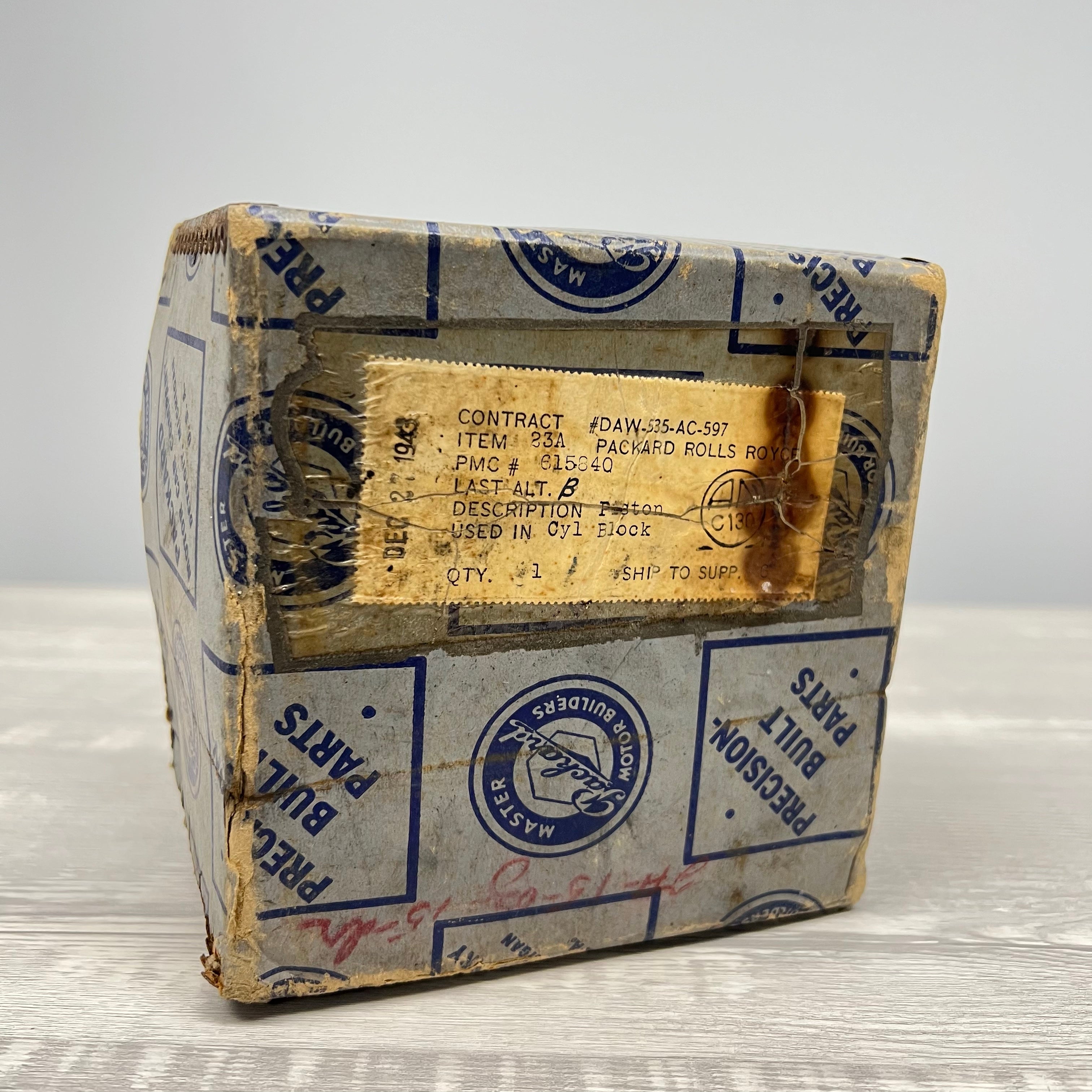 1940s NOS P51 Mustang Rolls Royce Merlin Packard 615840 V1650 Piston ...