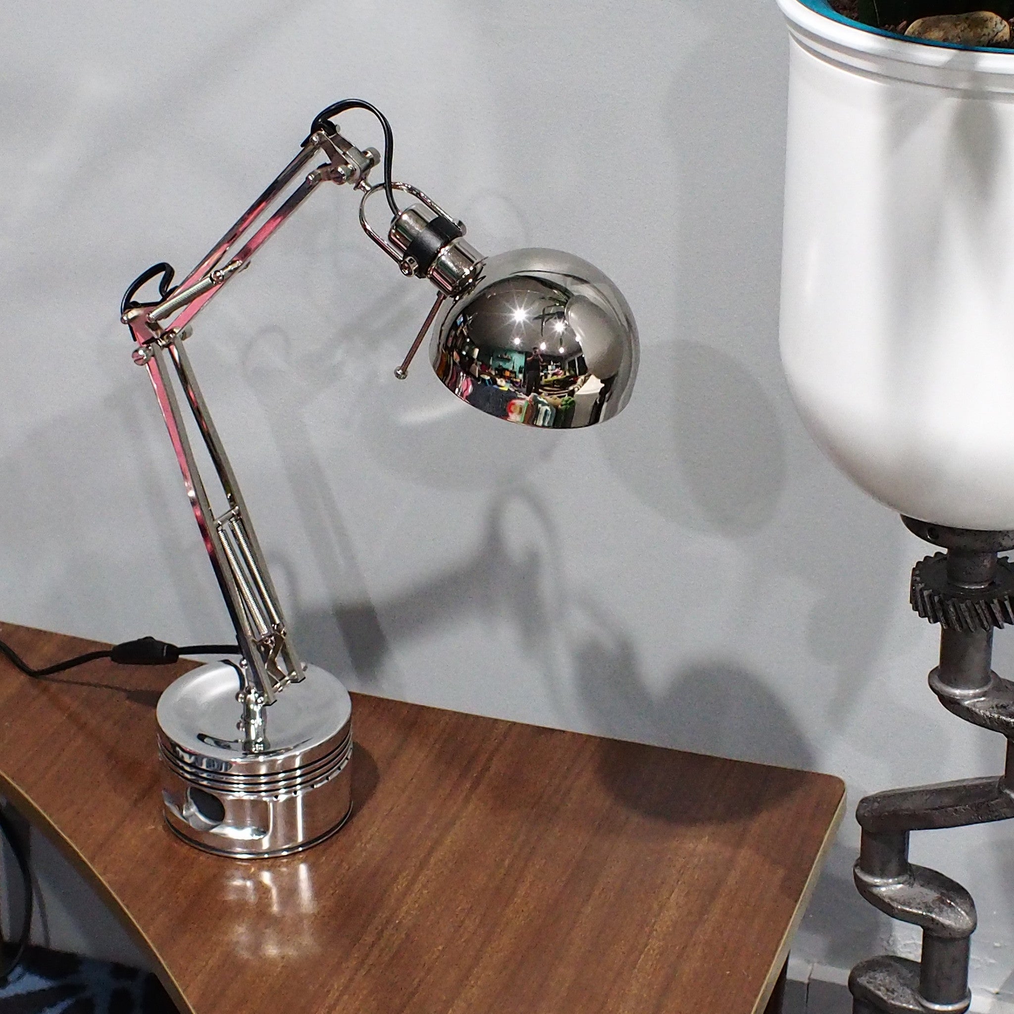 P-51 Mustang Packard V1650 Rolls Royce Merlin Engine Piston Desk Lamp ...
