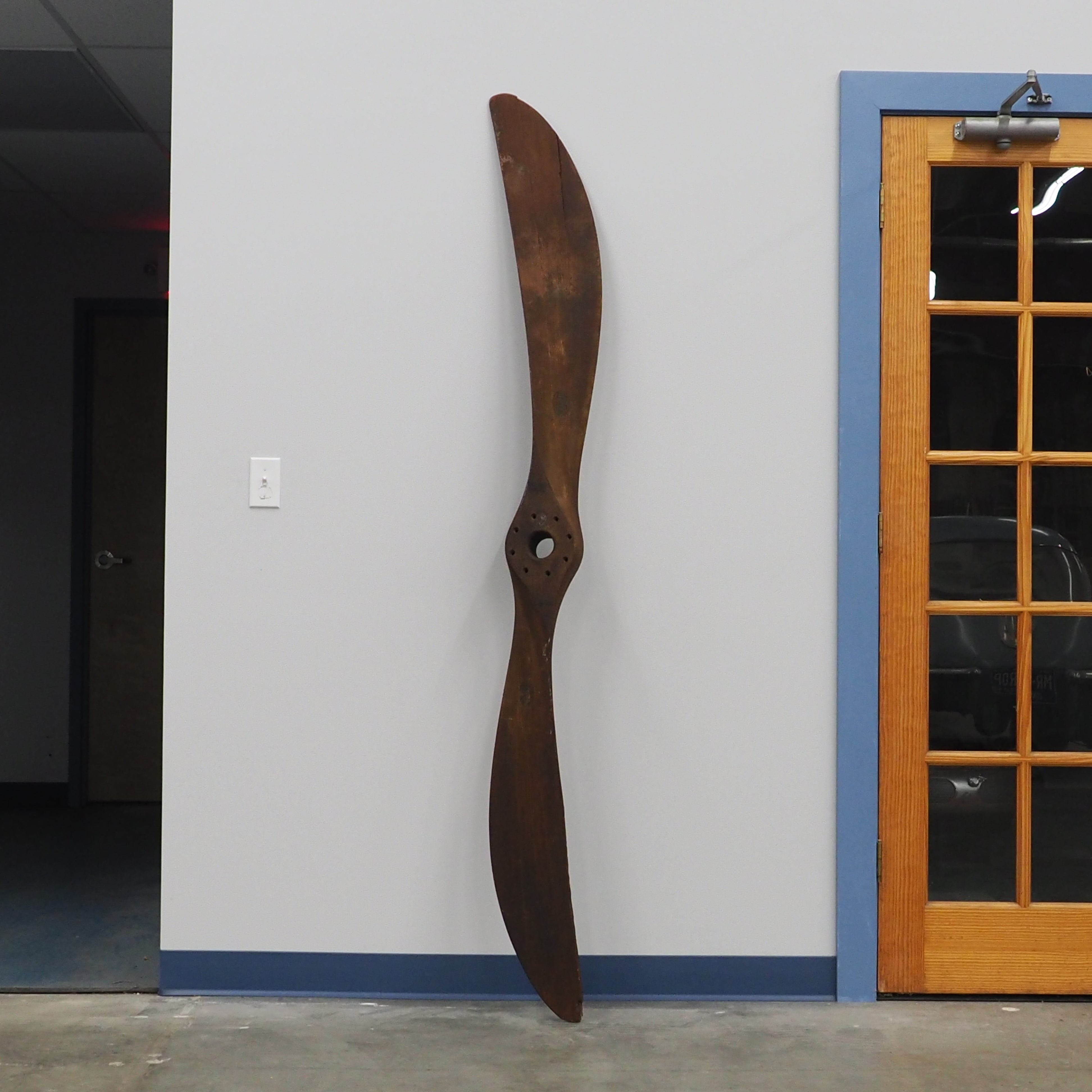 1919 7ft Paragon Scimitar Wood Airplane Propeller Baltimore Maryland ...