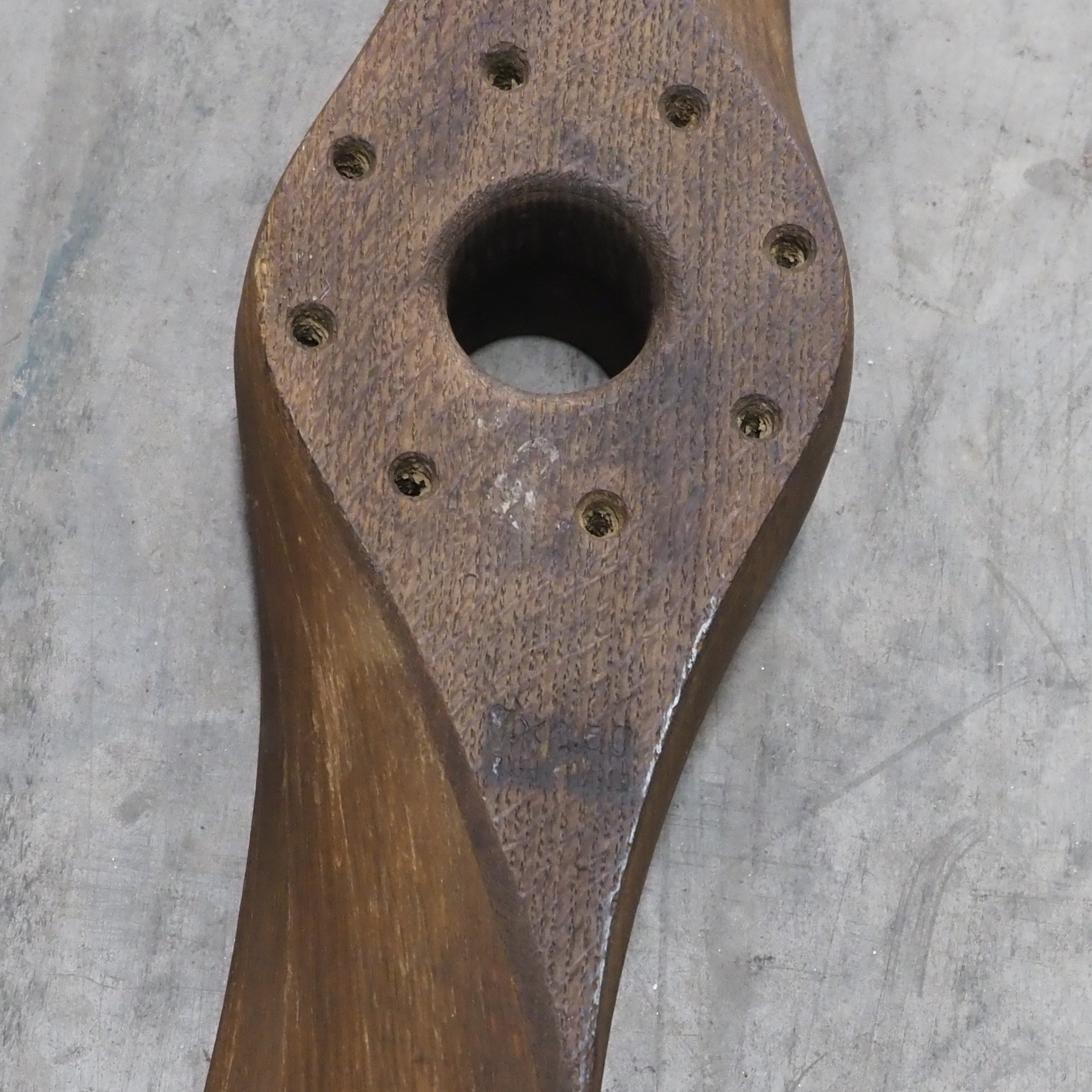 1919 7ft Paragon Scimitar Wood Airplane Propeller Baltimore Maryland ...