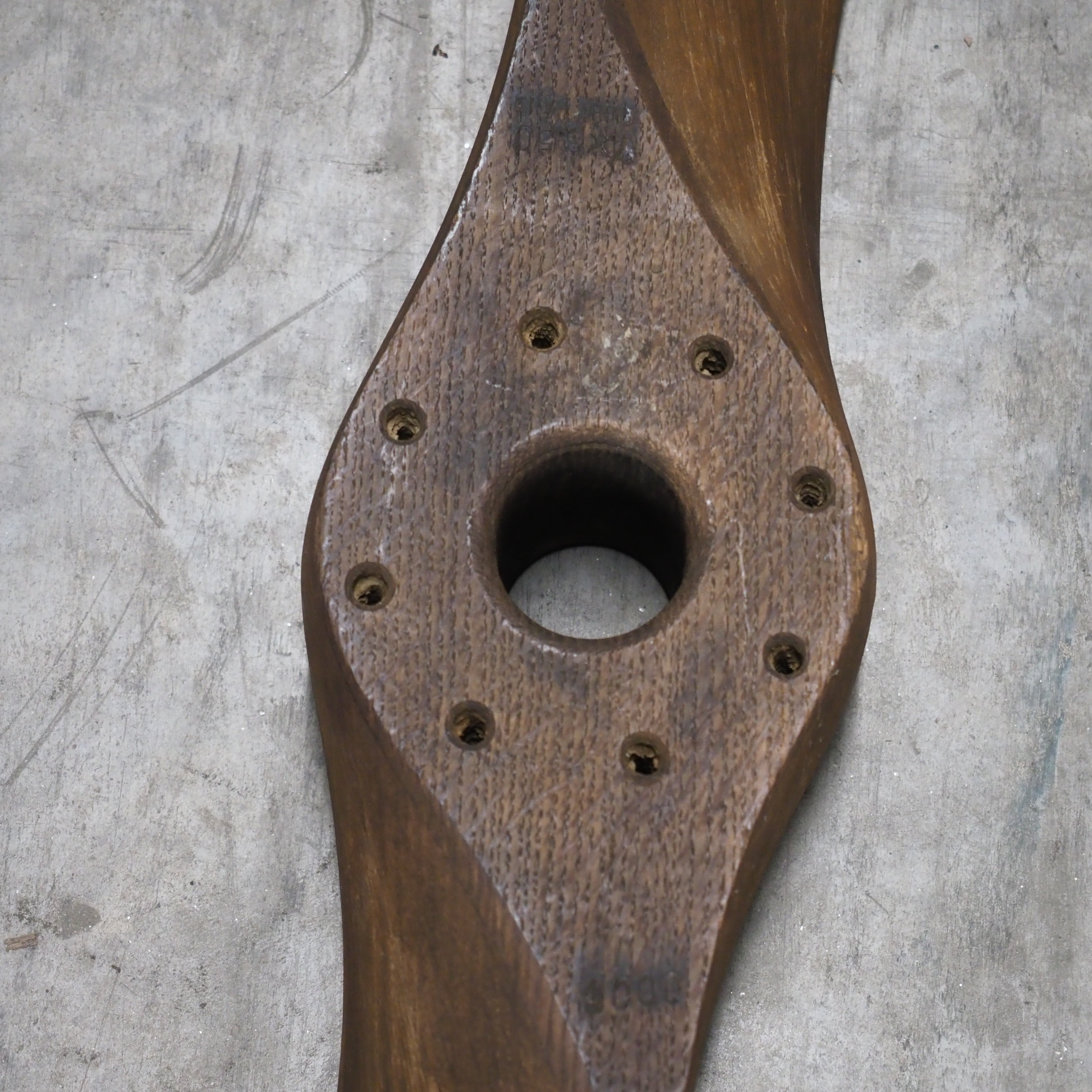 1919 7ft Paragon Scimitar Wood Airplane Propeller Baltimore Maryland ...