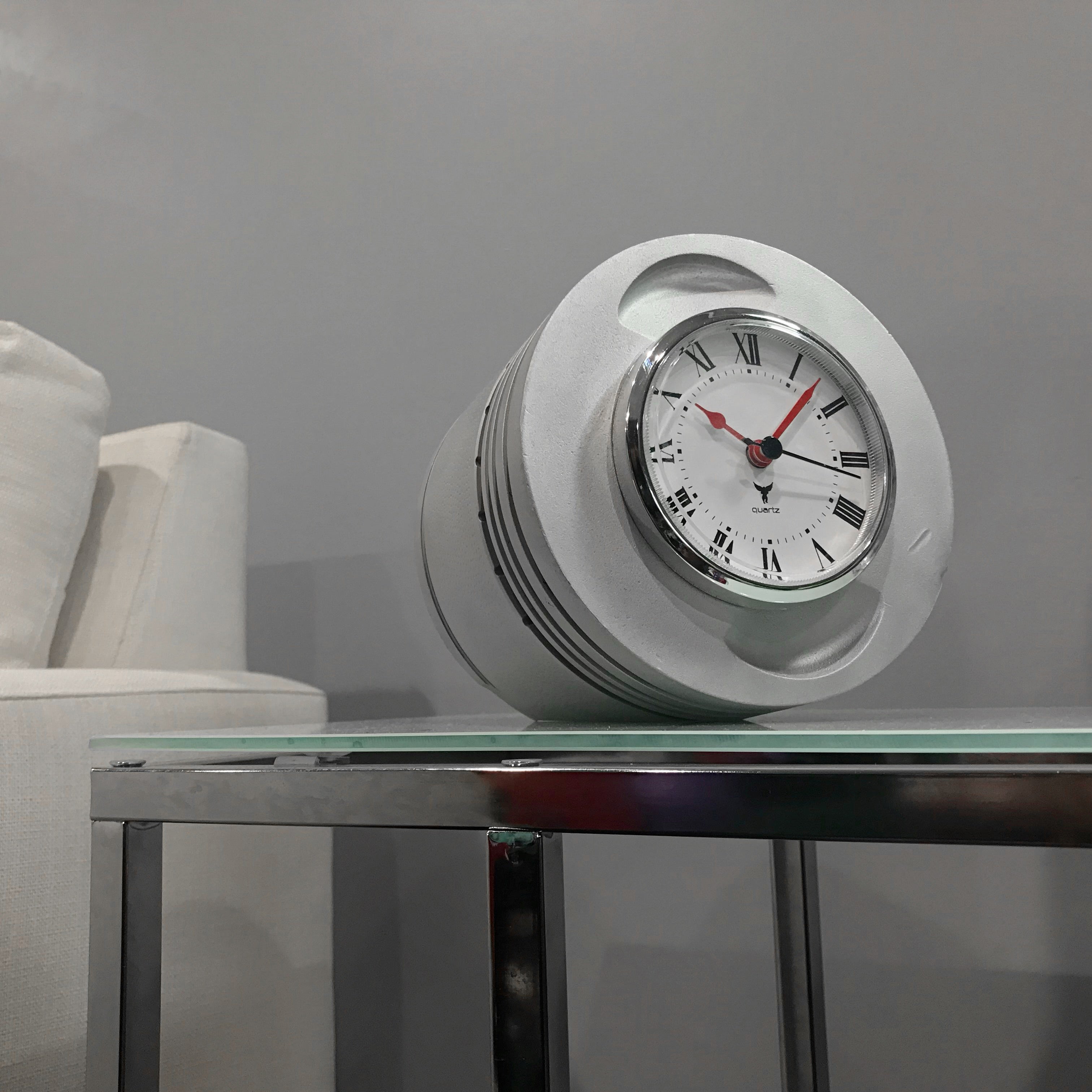 Altitude Altimeter WWII Black Airplane Radial Engine Piston Desk Clock ...