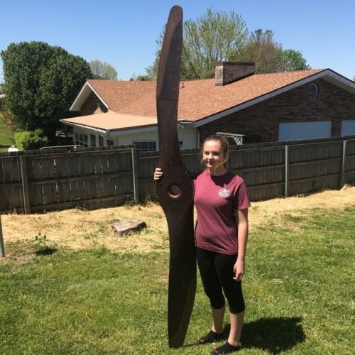 Jacuzzi Bros 6FT Wooden Airplane Propeller with metal hub | Aviation ...