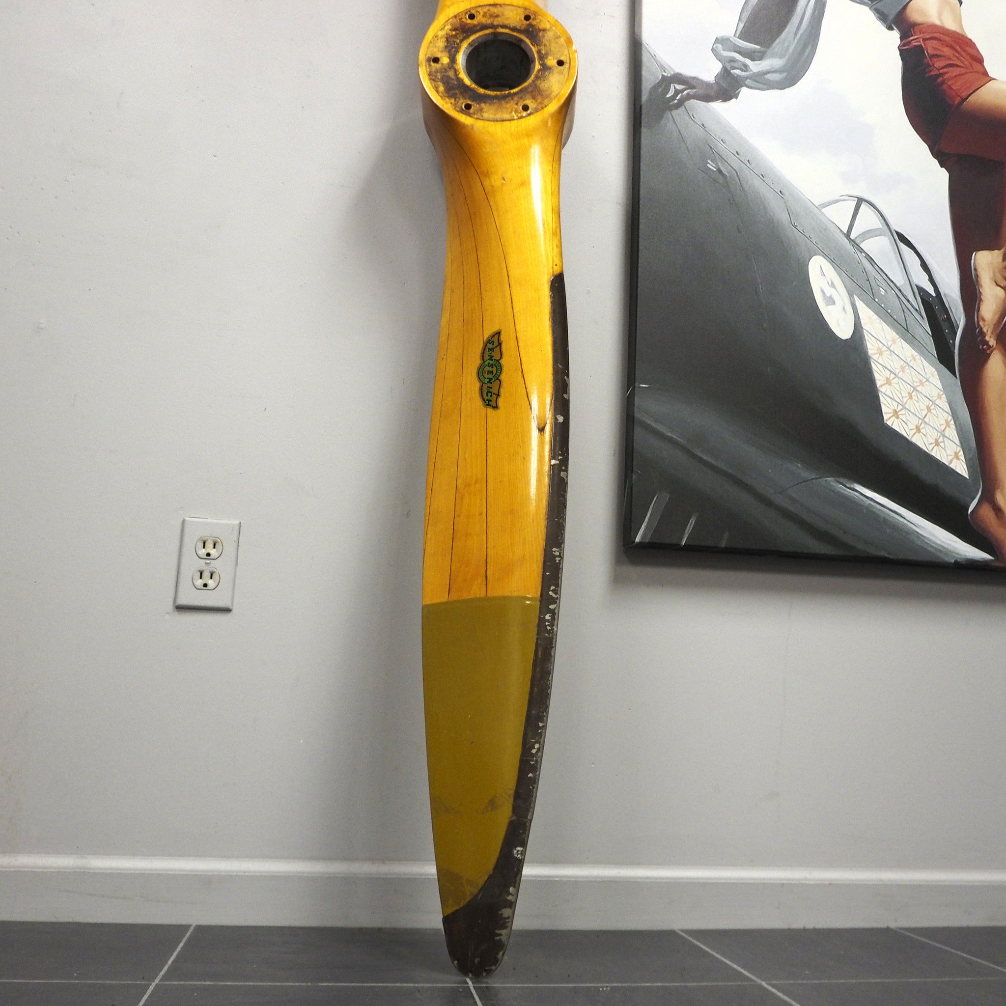 Sensenich Stinson L5 Wooden Wood Airplane Propeller | Aviation Art ...