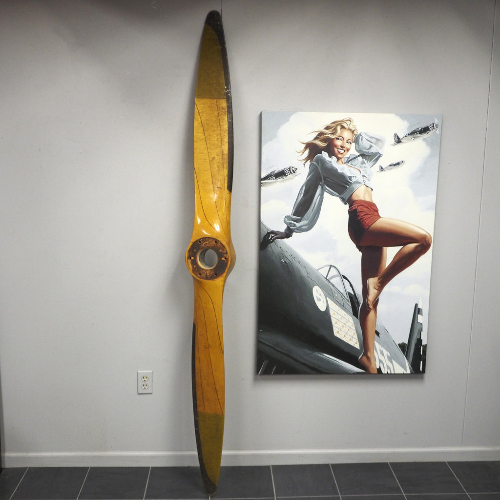 Sensenich Stinson L5 Wooden Wood Airplane Propeller | Aviation Art ...